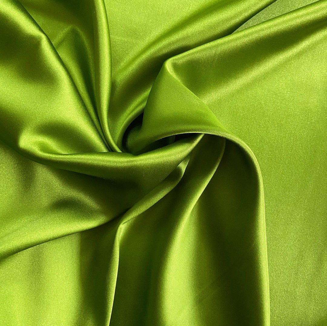 Very Beautiful Green Apple Color Pure Silk Elastane Color 140 Etsy very-beautiful-green-apple-color-pure-silk-elastane-color-140-etsy