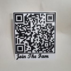 Personalized 3D QR Code Plaque - Custom 8x9 Inch Wall Art for Your ...