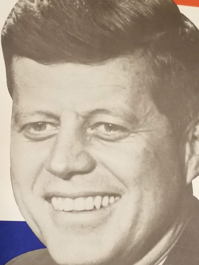2 Original 1960 John F Kennedy Presidential Poster 18x13 Leadership for ...