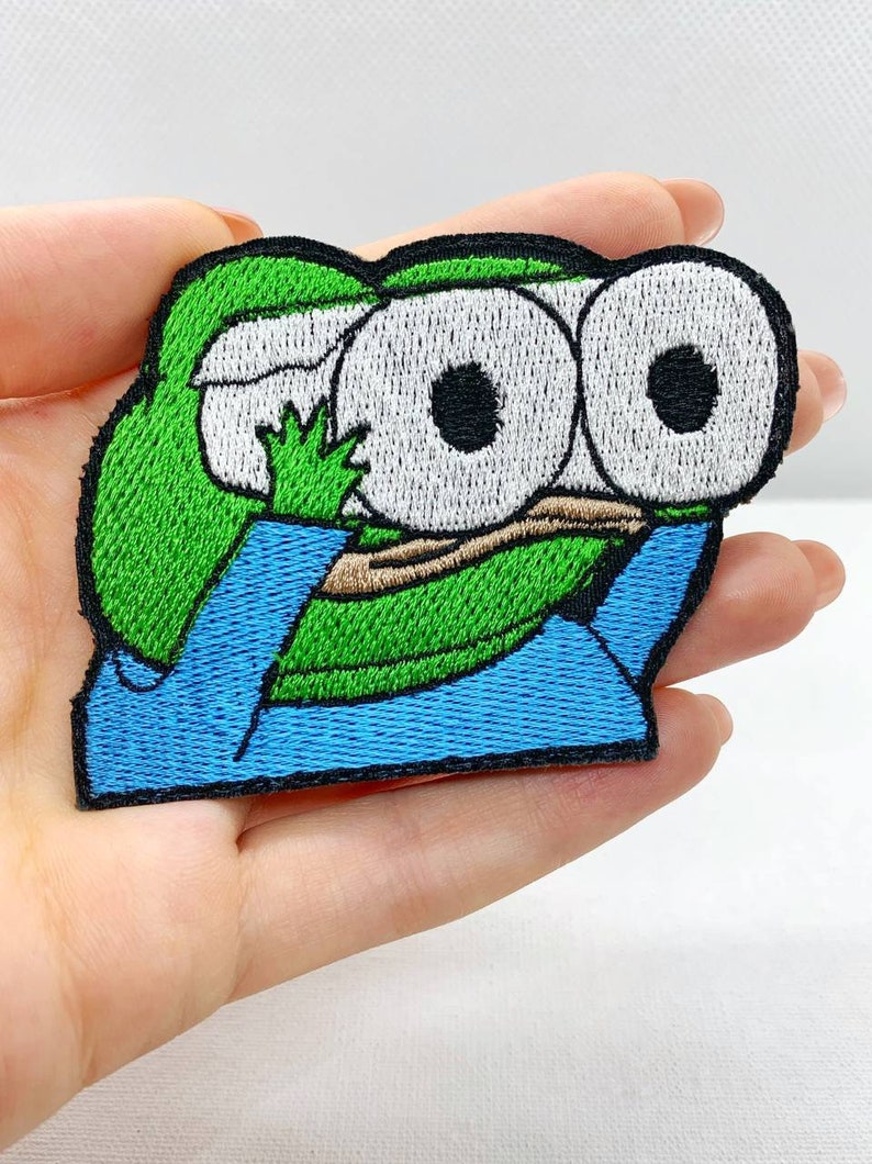 Pepe the Frog Patch Pepe Frog Embroidered Patch Pepe Toilet | Etsy