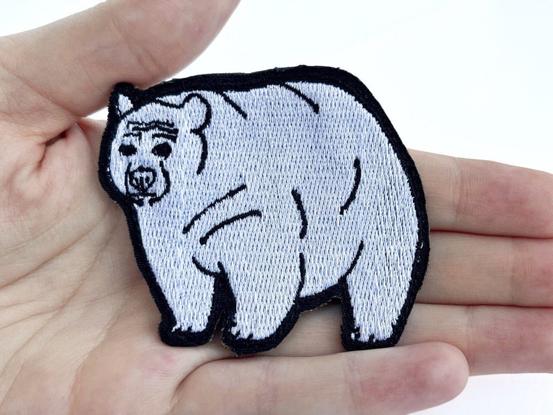 Bearjack Patch Wojak Bear Patch Bearjack Embroidered - Etsy