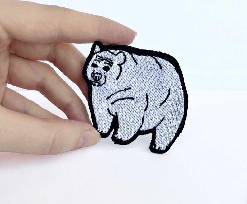 Bearjack Patch Wojak Bear Patch Bearjack Embroidered - Etsy