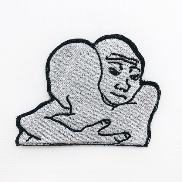 Crying Guy Patch - Etsy