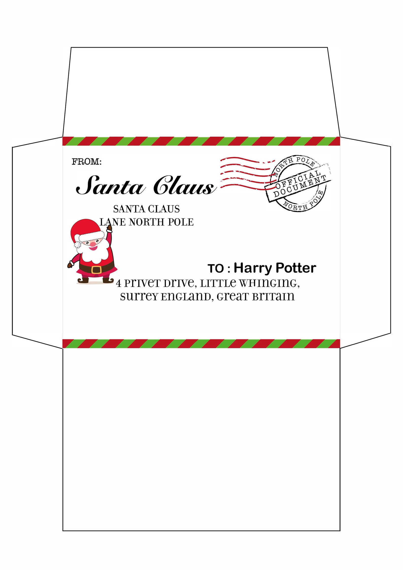 Personalized Editable Santa Letter Package, Printable, Santa's Letter ...