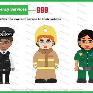 Safety for Kids Worksheet, Emergency Services, Call 999 in an Emergency, Emergency Contact List ...