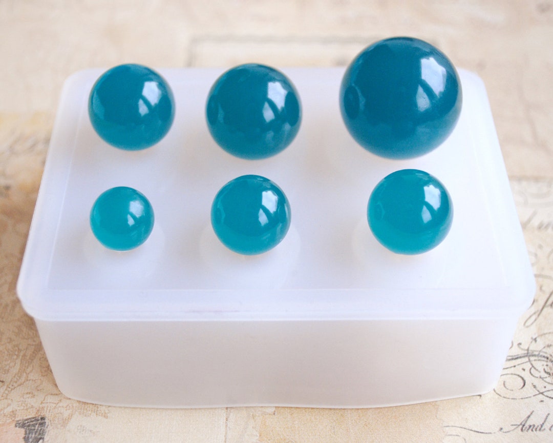 Silicone Mold for Balls, Chains, Resin Pendants in Various Sizes for ...