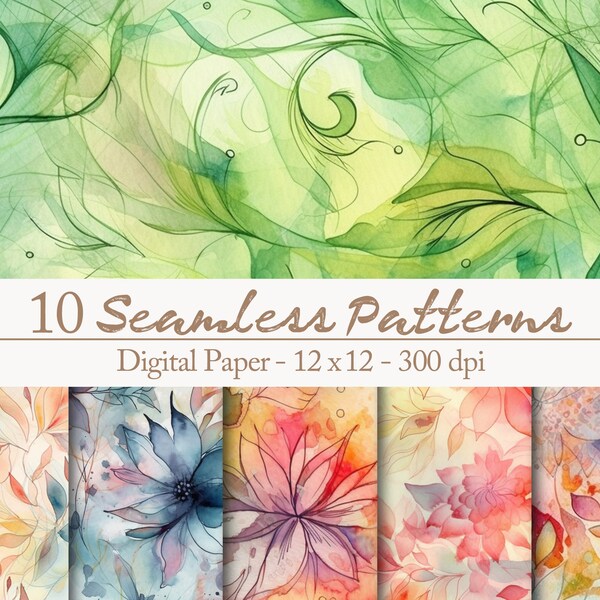 Bright Seamless Pattern - Etsy
