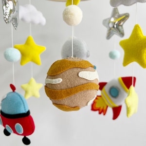 Space Baby Mobile Space Decor Nursery Astronaut Baby Boy Mobile Baby ...