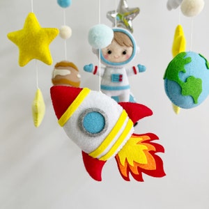 Space Baby Mobile Space Decor Nursery Astronaut Baby Boy Mobile Baby ...