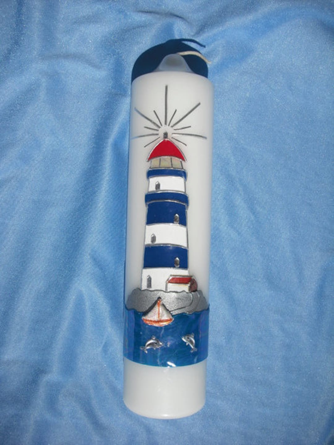 Christening Candle Box, Christening Candle lighthouse Candle for Girls ...