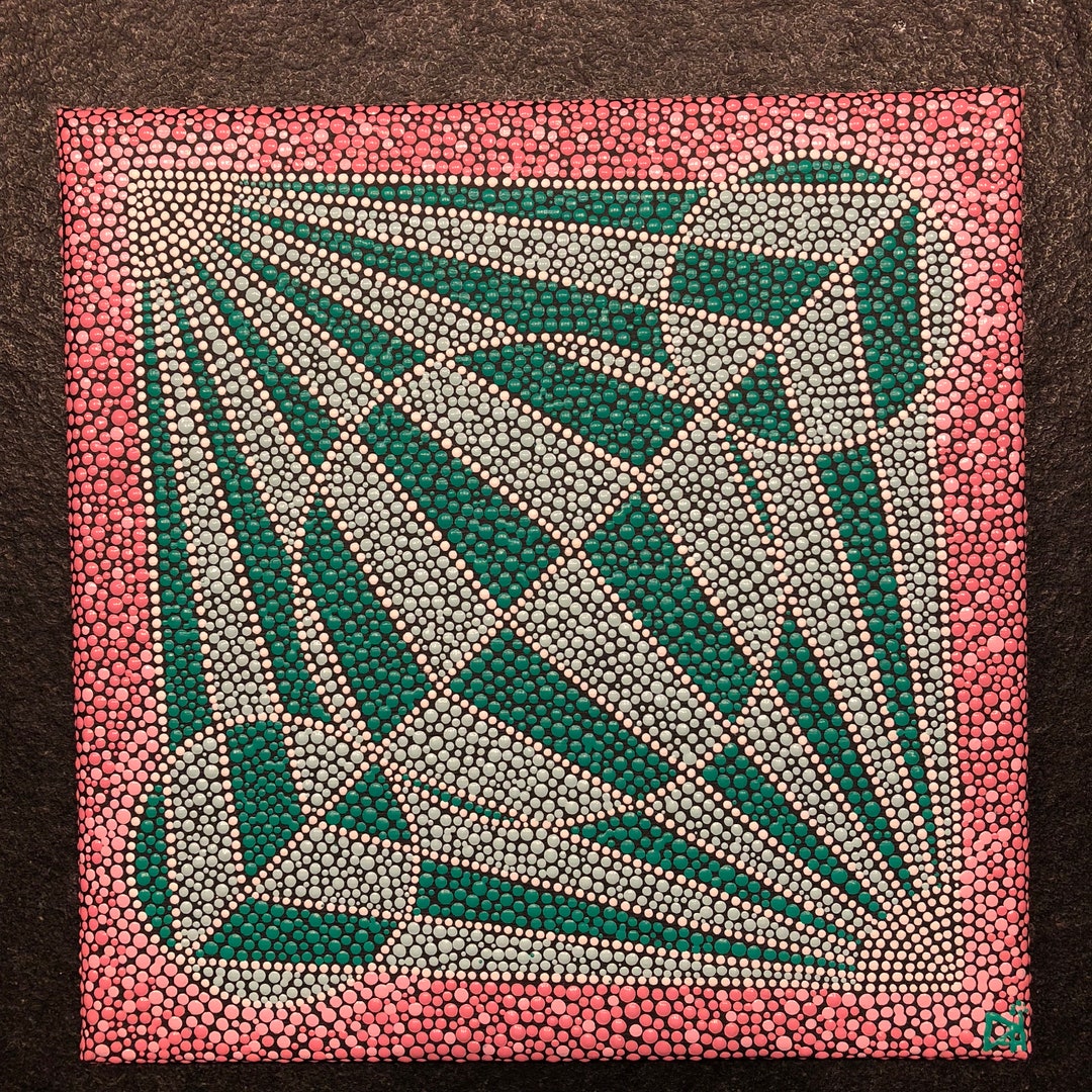 Geometry Dotpainting 20x20cm - Etsy Australia