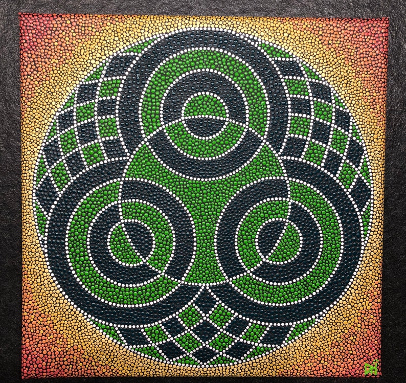 Geometry Dotpainting 30x30cm - Etsy