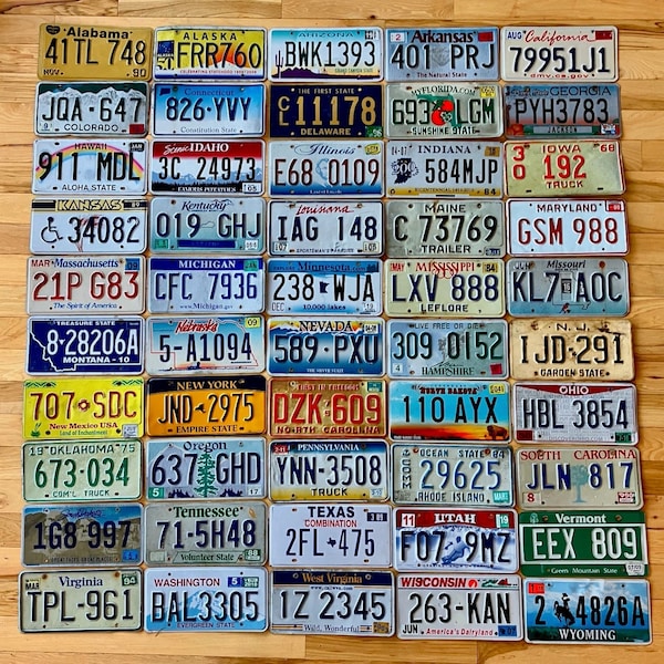 License Plate - Etsy