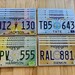Pick Your Letters flat and Embossed License Plate Letters and Numbers ...