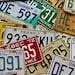 Canadian License Plates - All Provinces Available in Craft Condition - Etsy