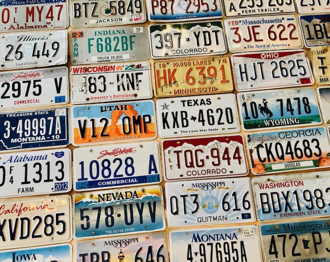 License Plate Pair Ohio 1968, Vintage License Plates, License Plate ...