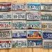 Bulk Set of 100 License Plates- 20 Versions, 5 of Each in Craft ...