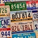 Worn & Faded License Plate Letters and Numbers to Build Your Own ...