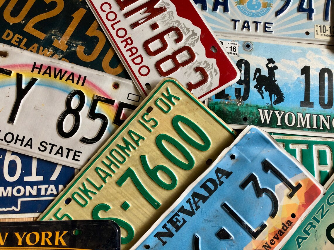 Authentic License Plates All States Available & More in - Etsy