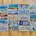 Pick Your Letters & Numbers Raised/embossed License Plate Letters and ...