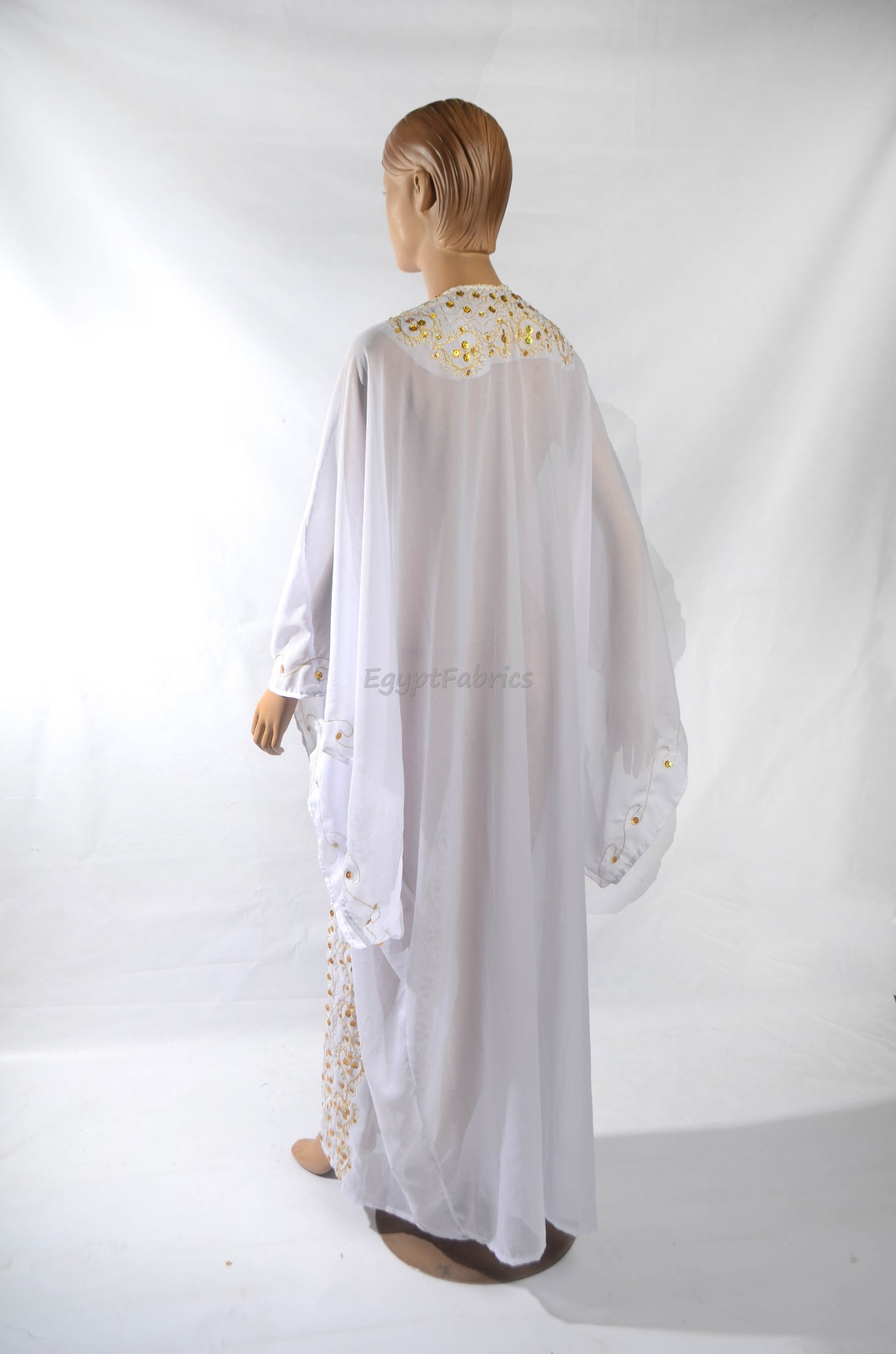 Khaliji Thobes Belly Dance White Abaya Kaftan Dress Khaleegy Dress - Etsy