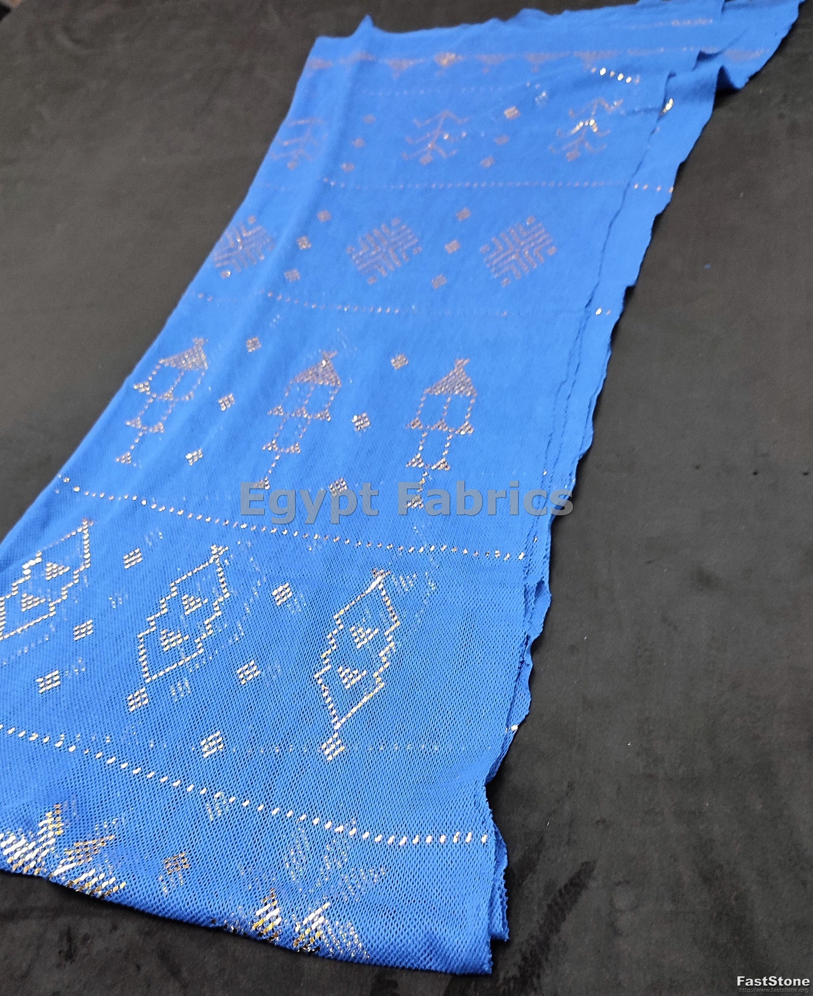 Increíble tul egipcio Assuit Golden Shawl Veil - Etsy España