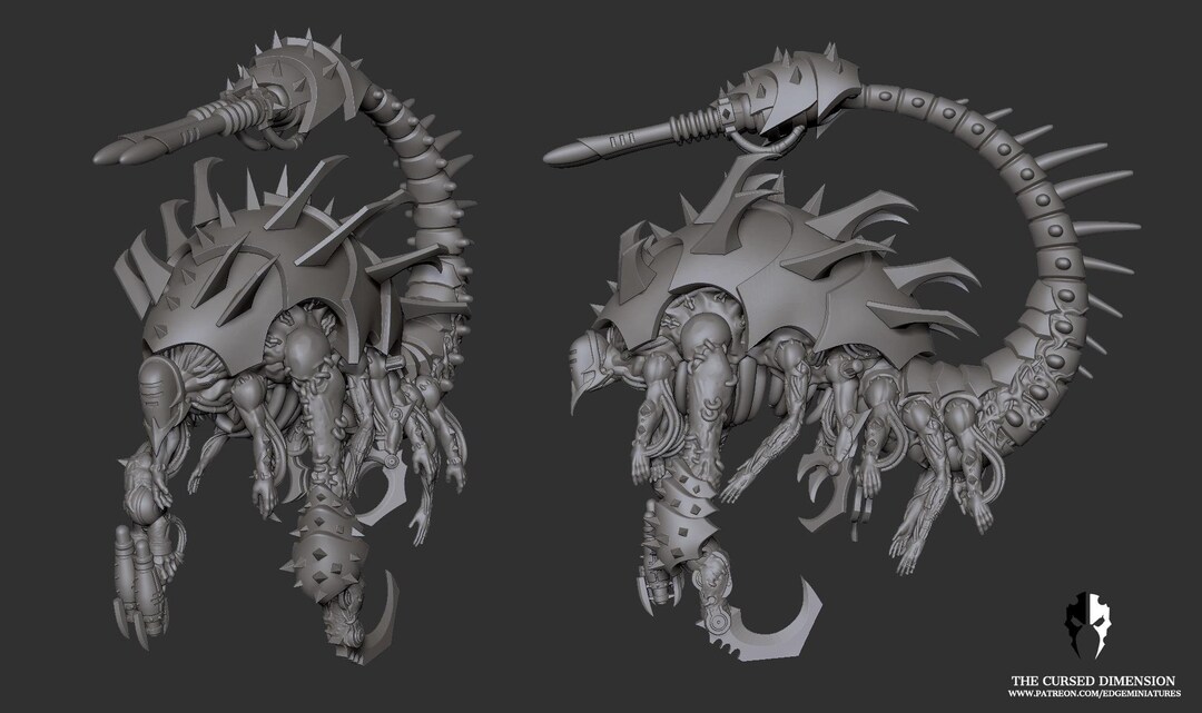 Drukhari Talos Pain Engine Edge Miniatures - Etsy