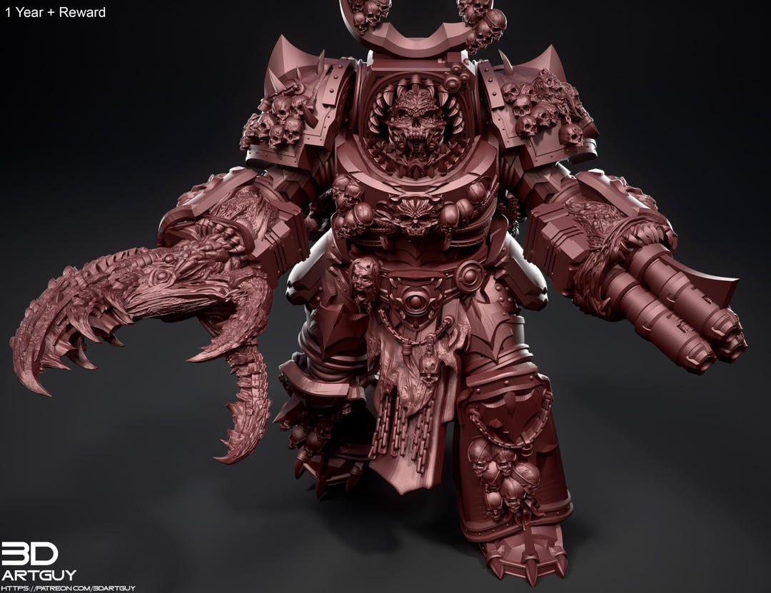 Space Marine Terminator Mini 3dartguy - Etsy