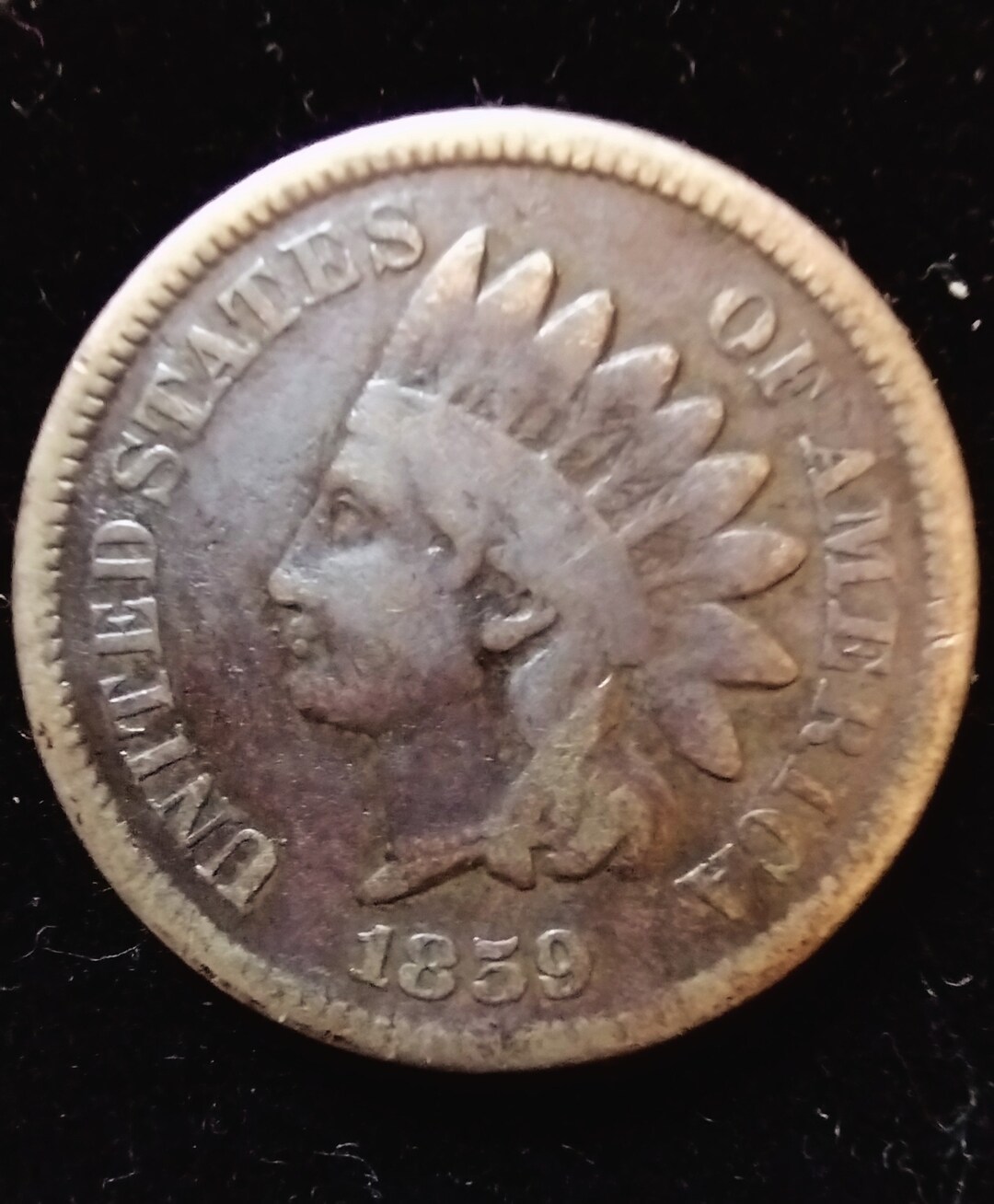 Grandpa's Old 1859 Indian Head Penny US 1c Coin - Etsy