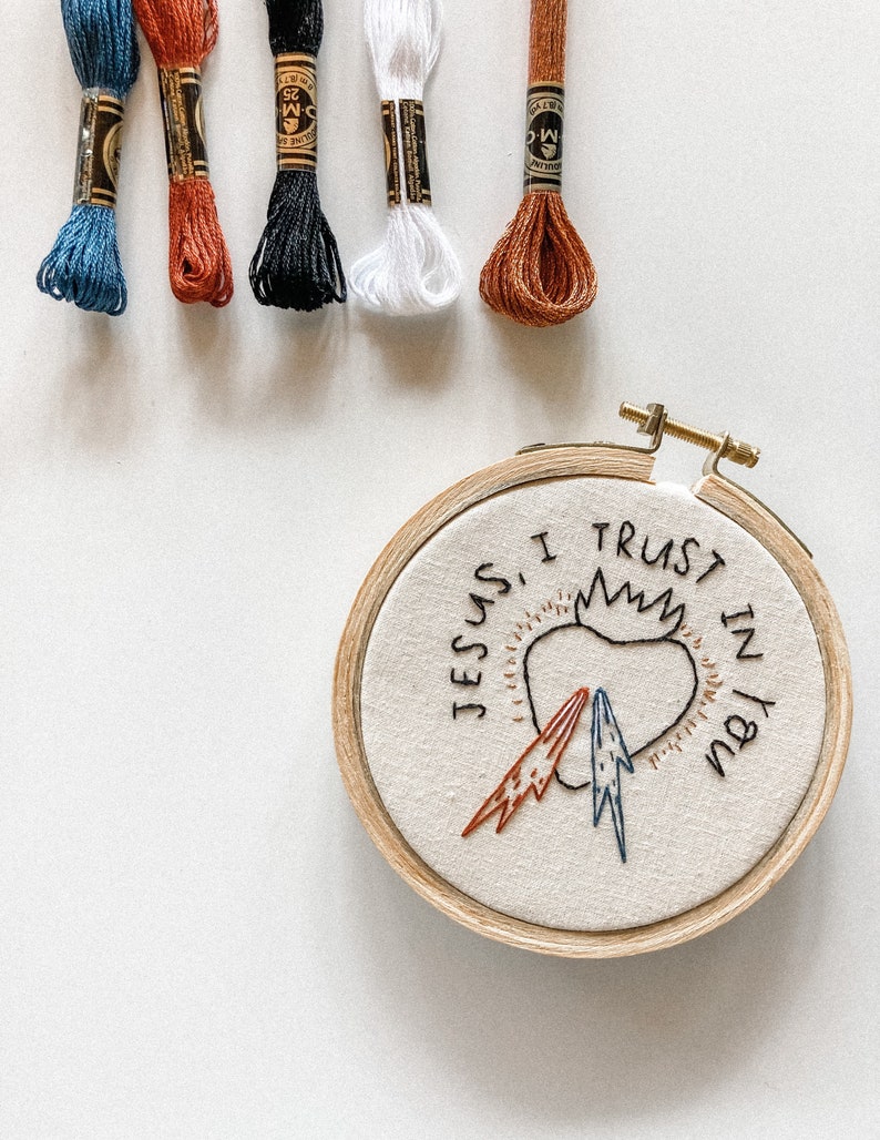 Divine Mercy Embroidery Stitchalong DIGITAL DOWNLOAD | Etsy