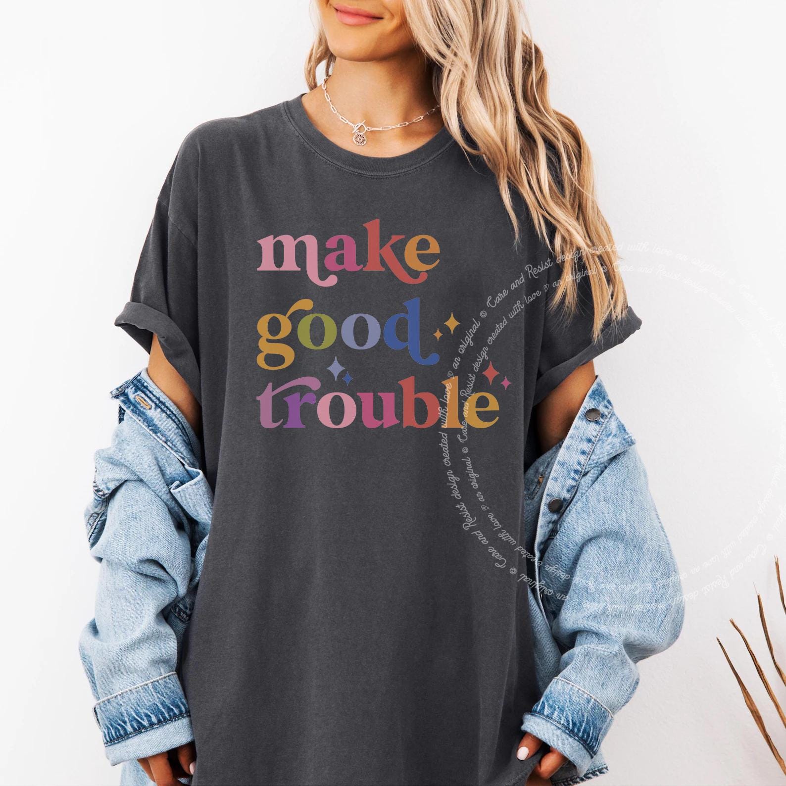 Good Trouble Tshirt, Make Good Trouble Shirt, John Lewis Shirt, Get in ...
