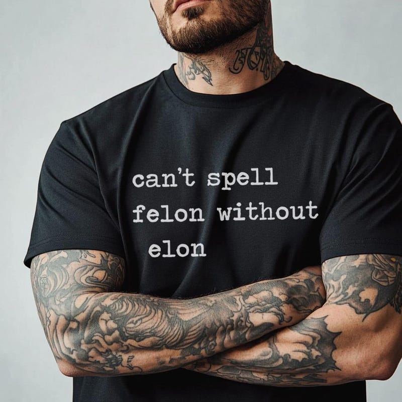 F Elon and the Felon - Etsy
