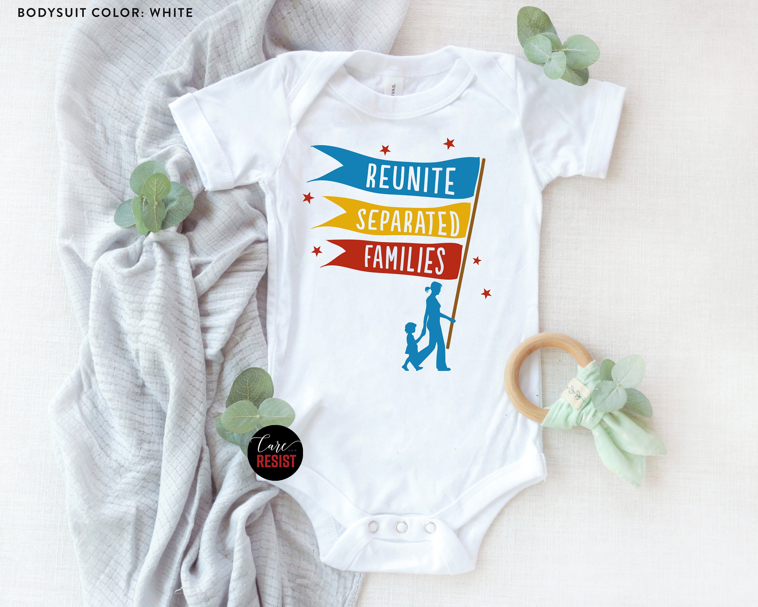 Reunite Separated Families Baby Bodysuit Immigration Activist - Etsy