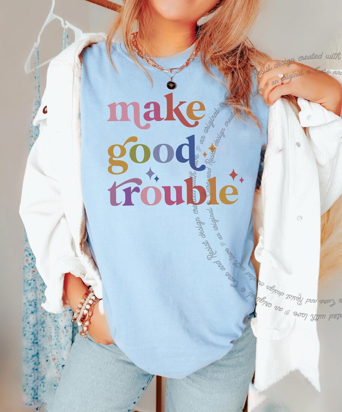 Good Trouble Tshirt, Make Good Trouble Shirt, John Lewis Shirt, Get in ...