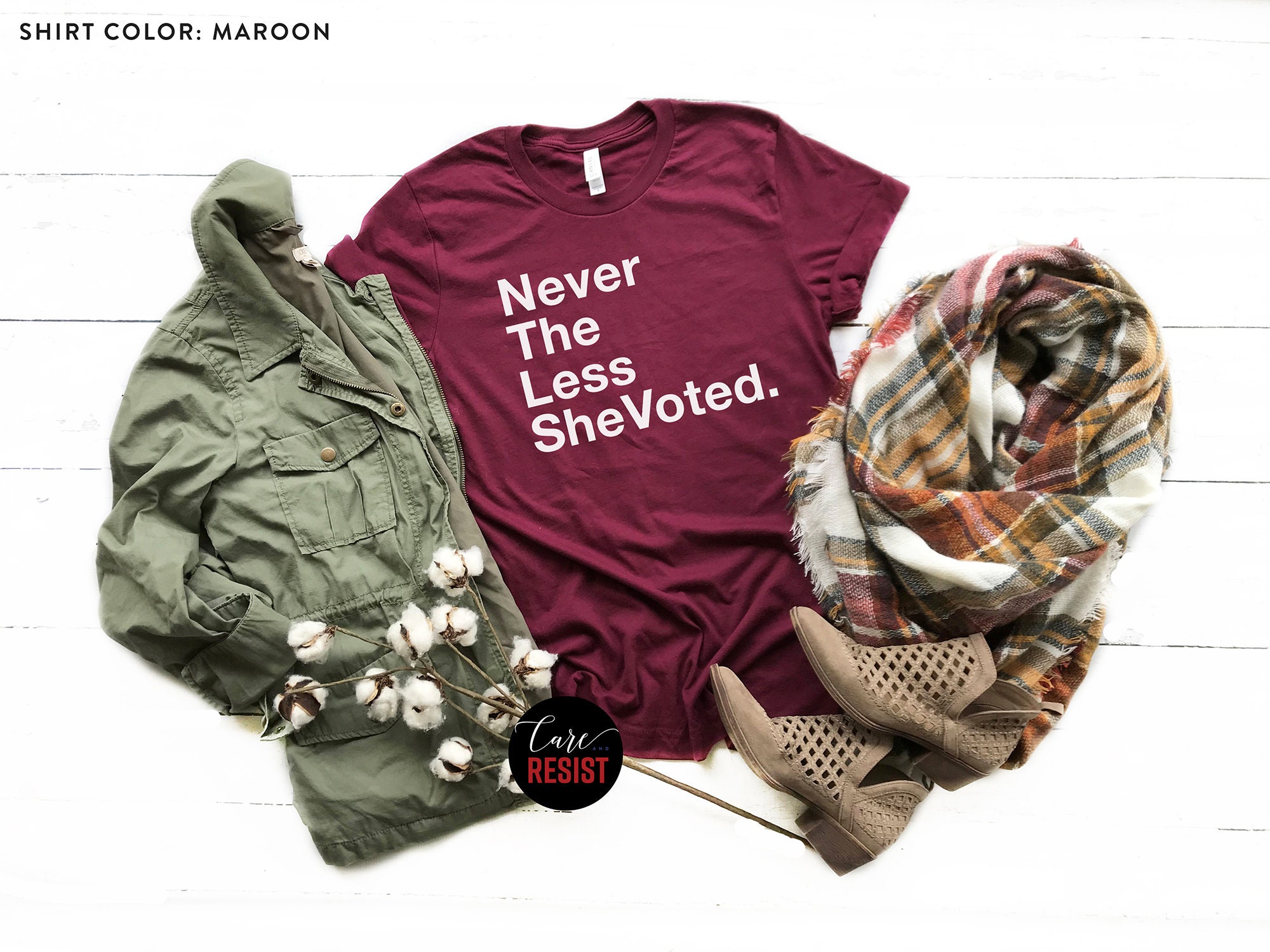 Midterm Election Shirt Nevertheless She Voted T Shirt Vote Shirt For