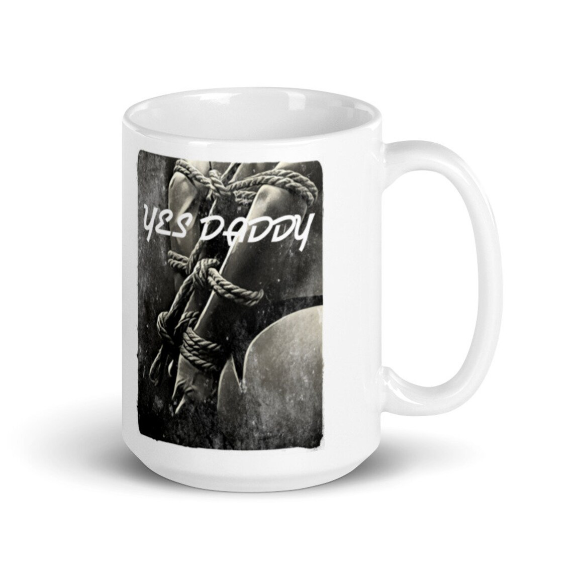 Yes Daddy Mug Bondage Teacup Shibari Coffee Cup BDSM - Etsy