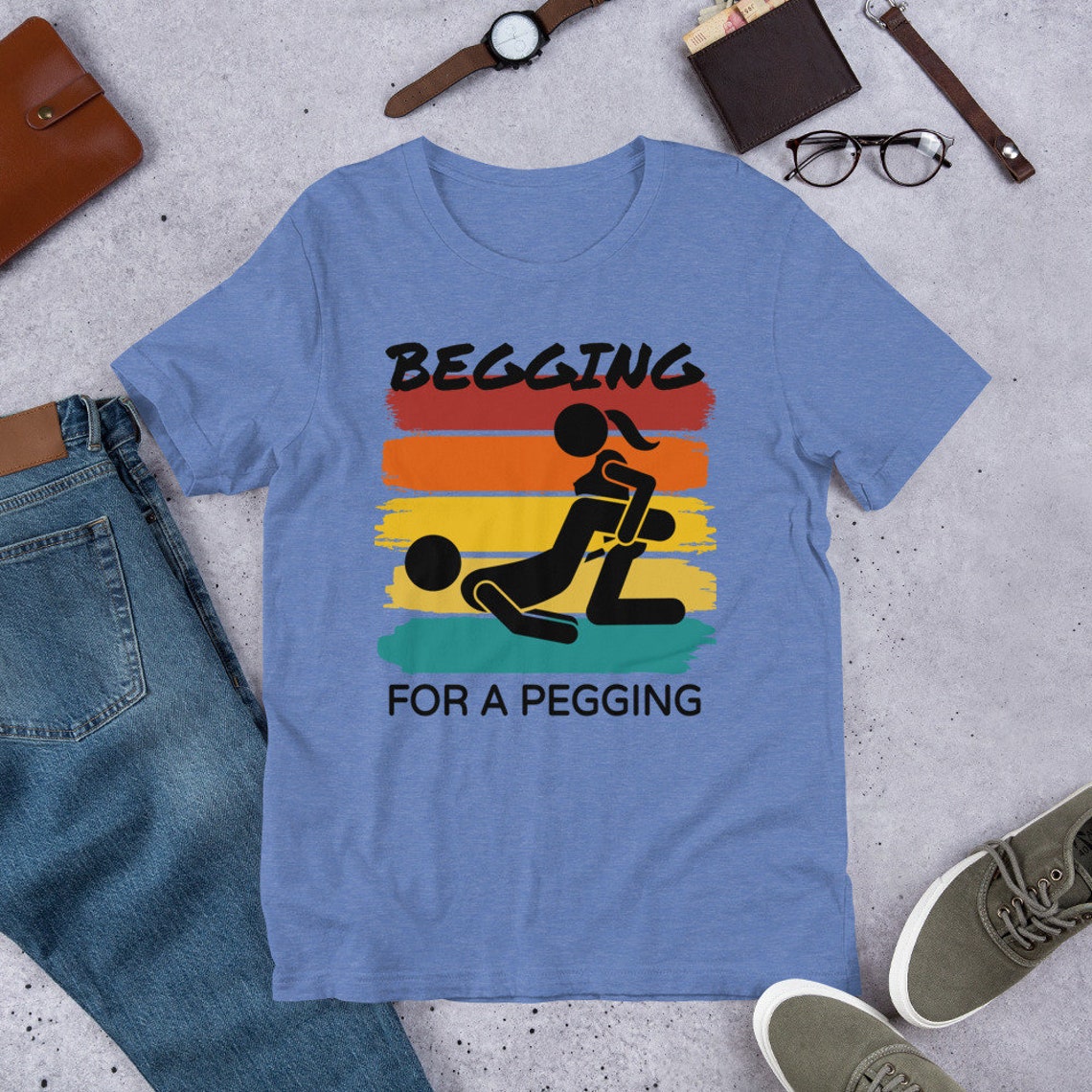 Begging for A Pegging Fetish Short-sleeve Unisex T-shirt - Etsy