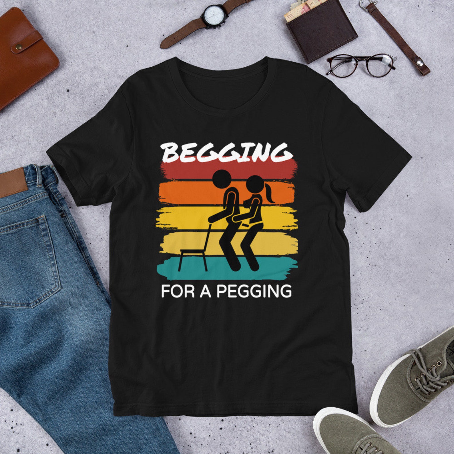 Begging for A Pegging Fetish Short-sleeve Unisex T-shirt - Etsy