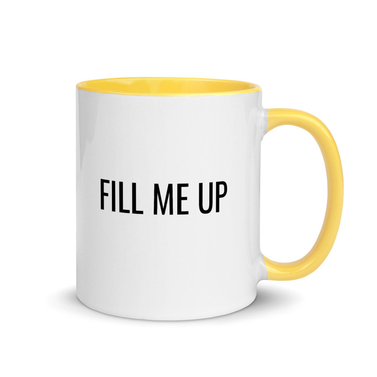Fill Me up Coffee Mug With Color Inside Impregnation Fetish - Etsy