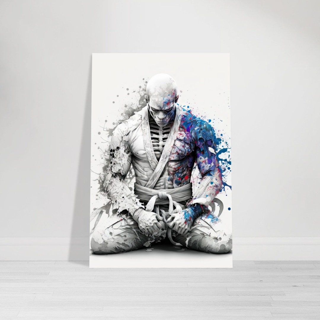 Jiu Jitsu Poster - Martial Arts - Jujitsu - Brazilian Jiu-jitsu Wall ...