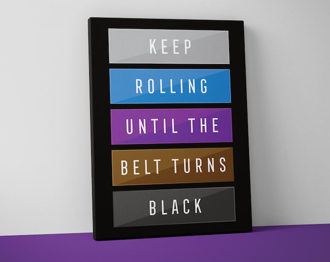 Jiu Jitsu Poster - Martial Arts - Jujitsu - Brazilian Jiu-jitsu Wall ...