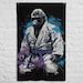 Jiu Jitsu Gorilla Flag BJJ Wall Art Decor Brazilian Gift Martial Arts ...