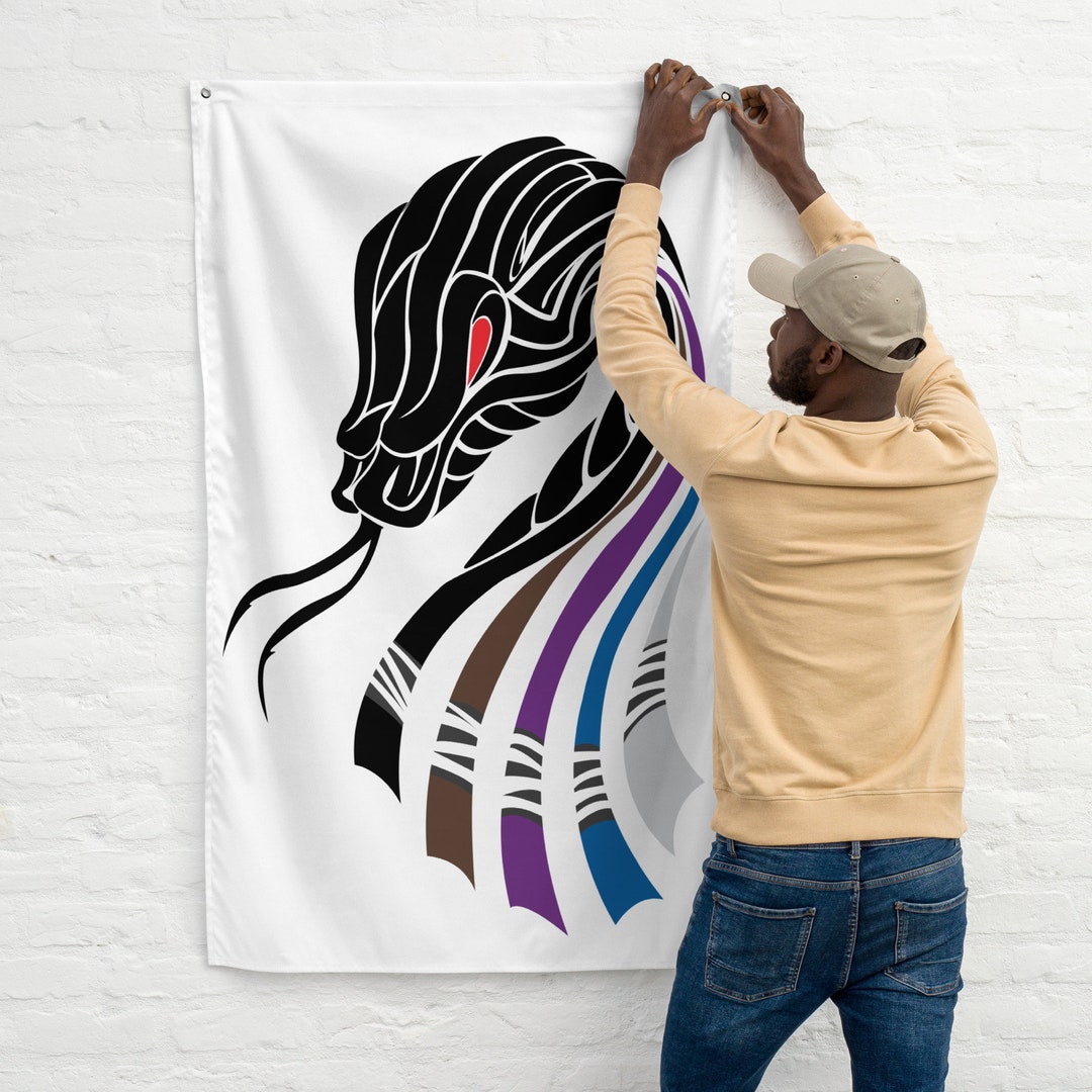 Snake Belts Jiu Jitsu Flag - BJJ Wall Art Decor - Brazilian Gift ...