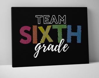 6th Grade Poster - Etsy