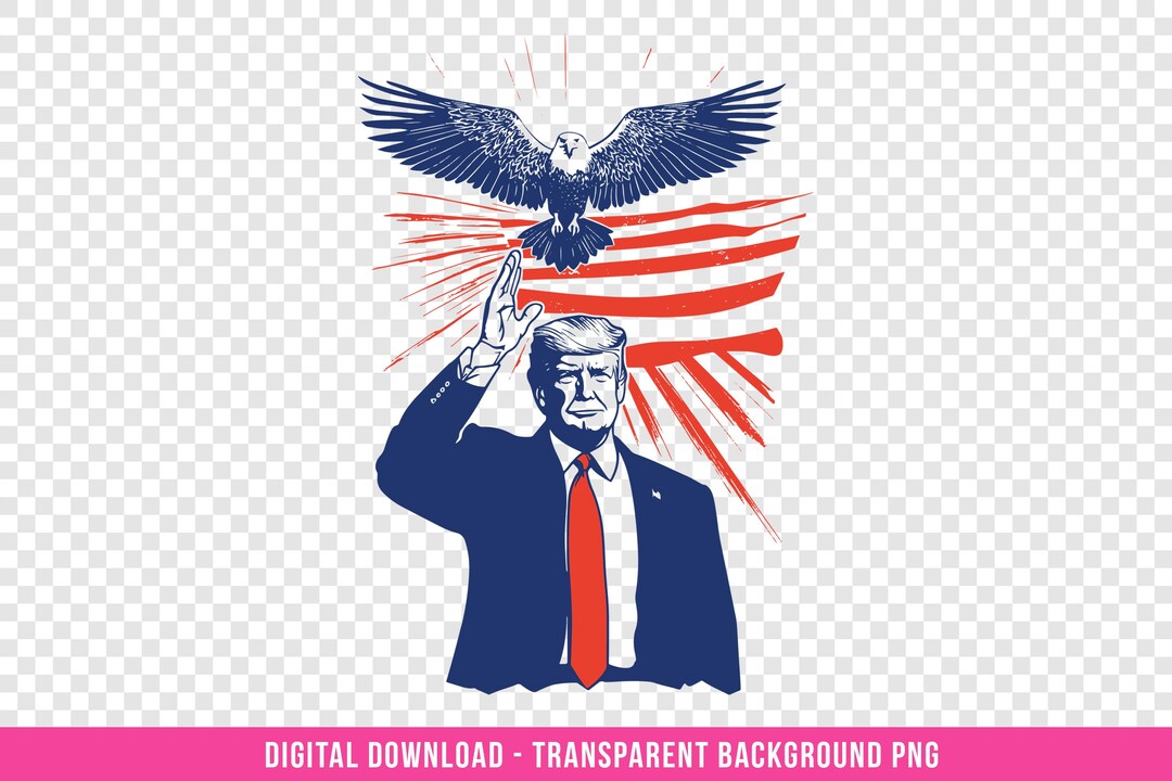 Trump PNG Digital Download - Trump 2024 - Custom DTG Prints - Instant ...