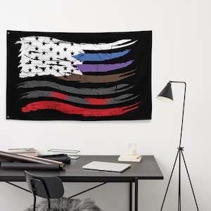 Belt Colors Jiu Jitsu Flag - BJJ Wall Art Decor - Brazilian Gift ...