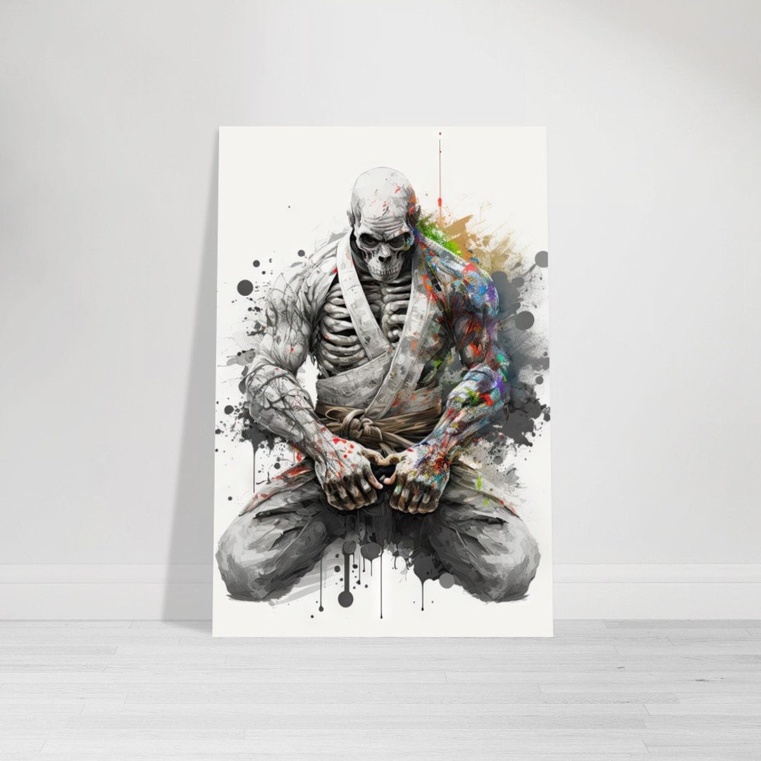 Jiu Jitsu Poster - Martial Arts - Jujitsu - Brazilian Jiu-jitsu Wall ...