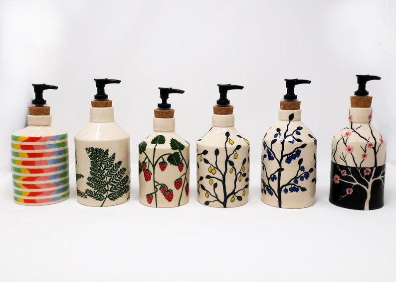 Porcelain Soap Dispensers - Made to Order - Etsy