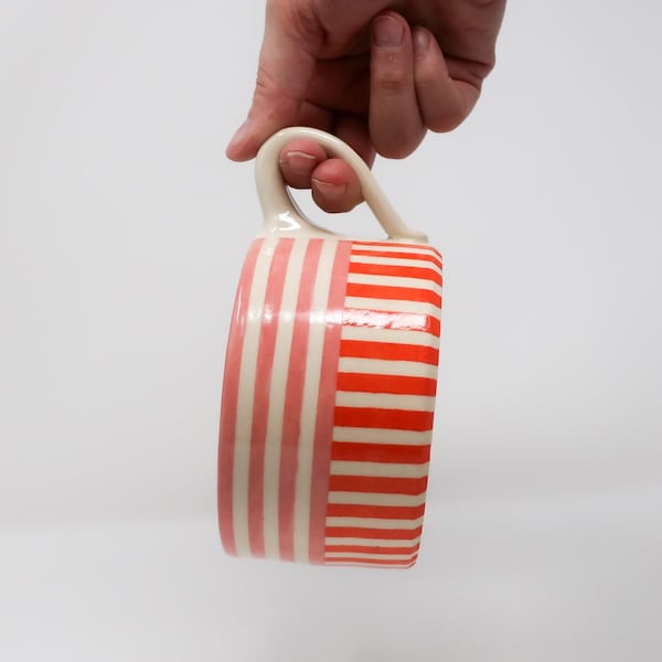 Striped Mugs - Etsy