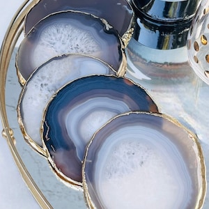 Agate Coasters - Etsy